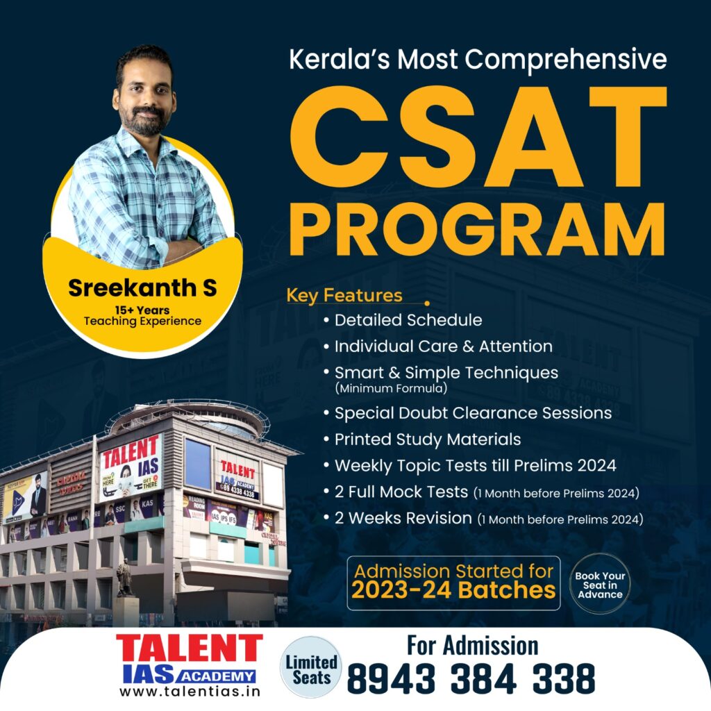 CSAT Planner 2023-24 - Talent Academy & Publications